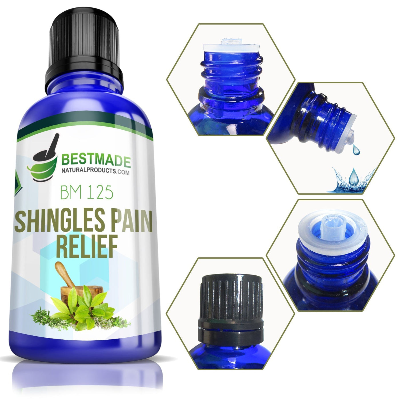 Shingles & Rash Natural Pain Relief (BM125)