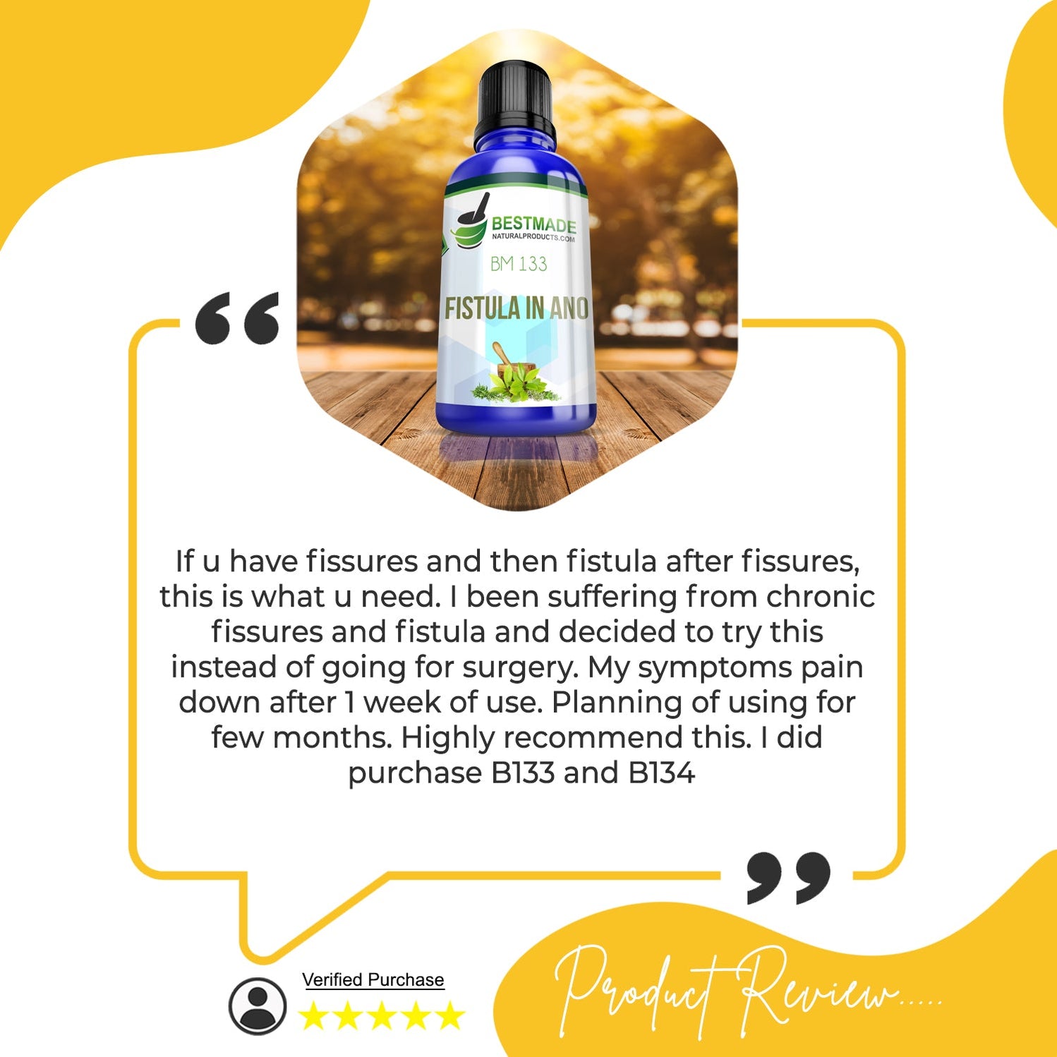 BestMade Natural Products - Natural Remedy for Fistula in