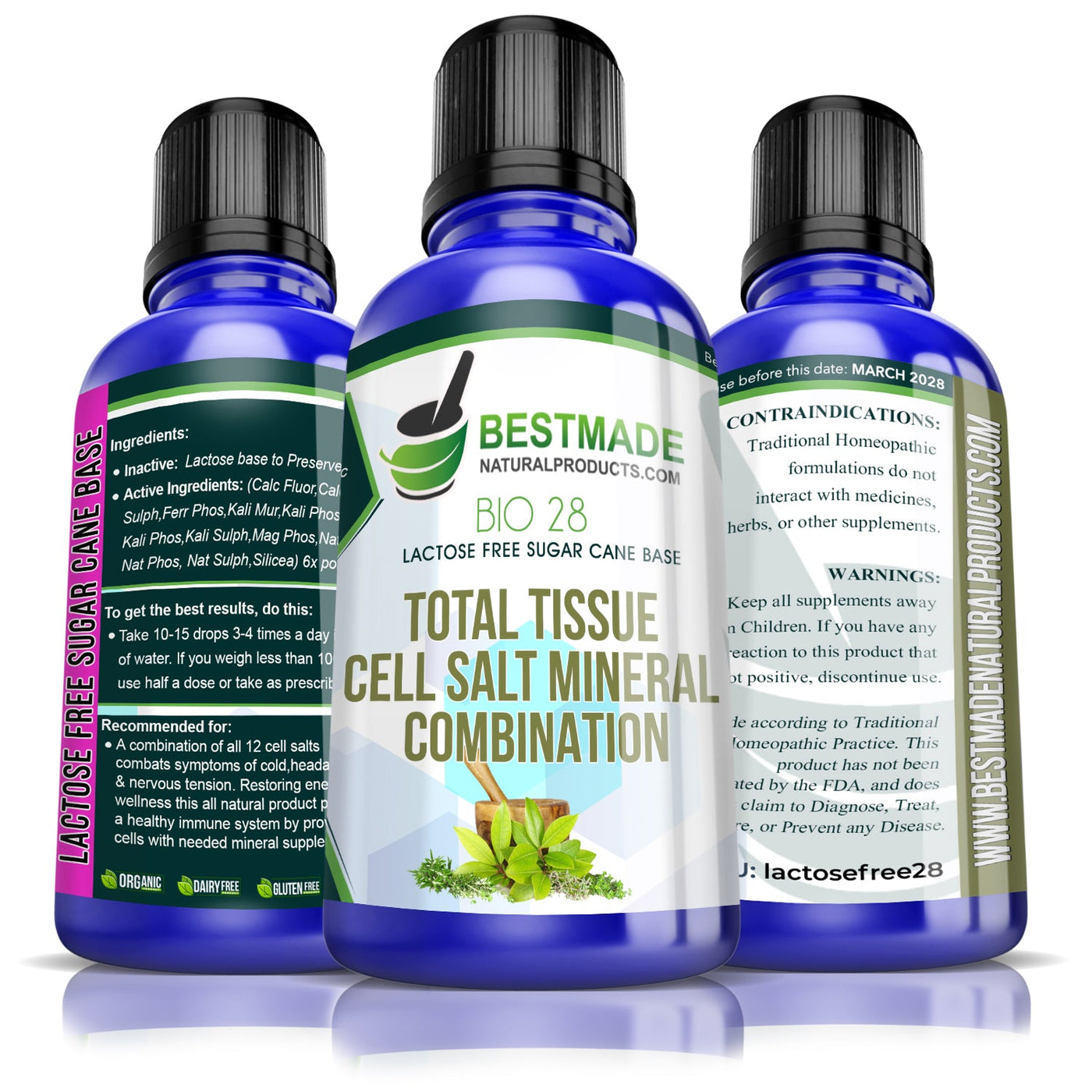 BestMade Natural Products - Total Tissue Cell Salt Mineral