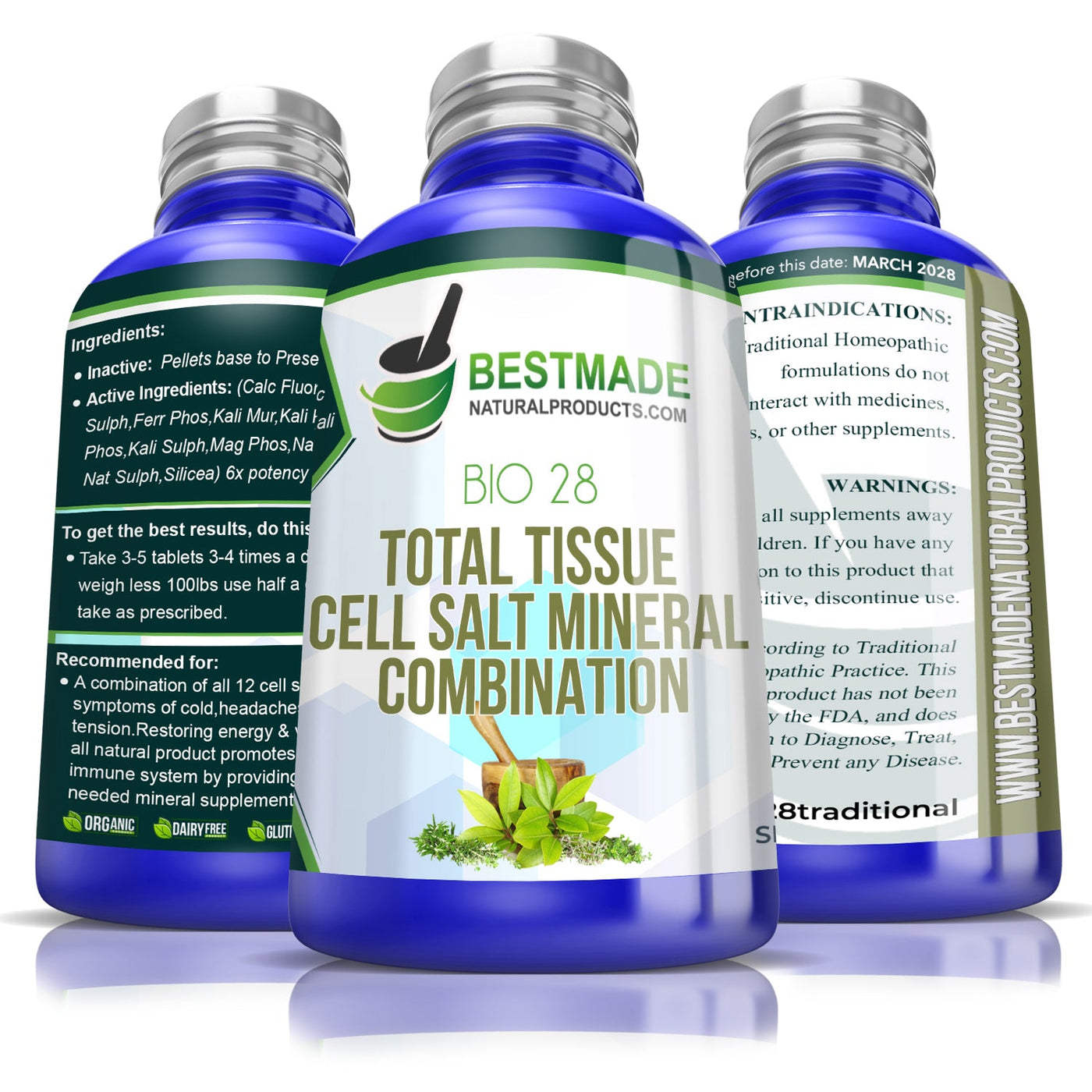 BestMade Natural Products - Total Tissue Cell Salt Mineral